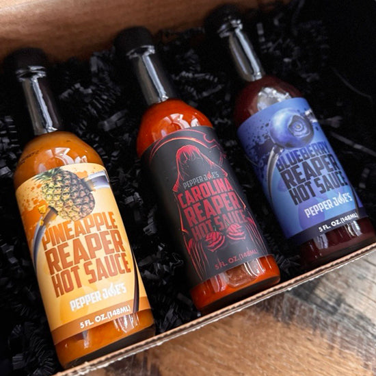 Carolina Reaper Hot Sauce Variety Pack | Reaper Pepper Sauce 3-Pack ...