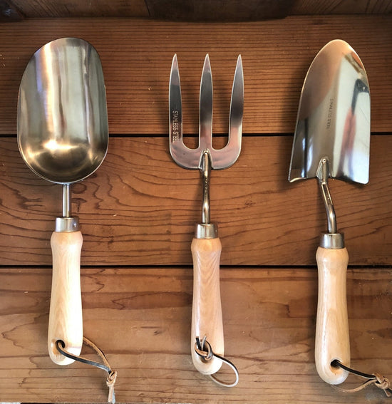 Garden Hand Tool Set - Hardwood and Stainless – Pepper Joe’s