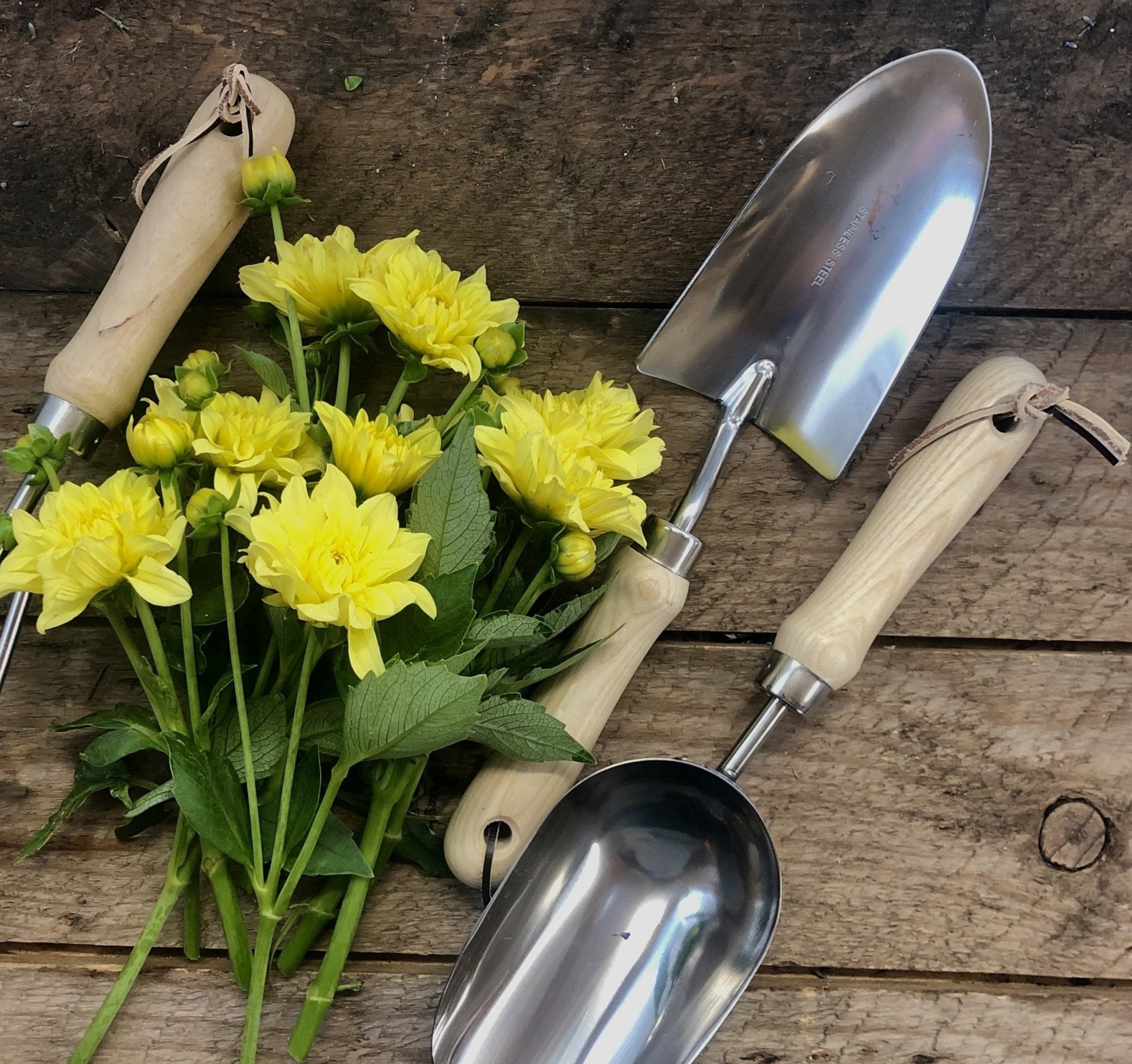 Garden Hand Tool Set - Hardwood and Stainless – Pepper Joe’s