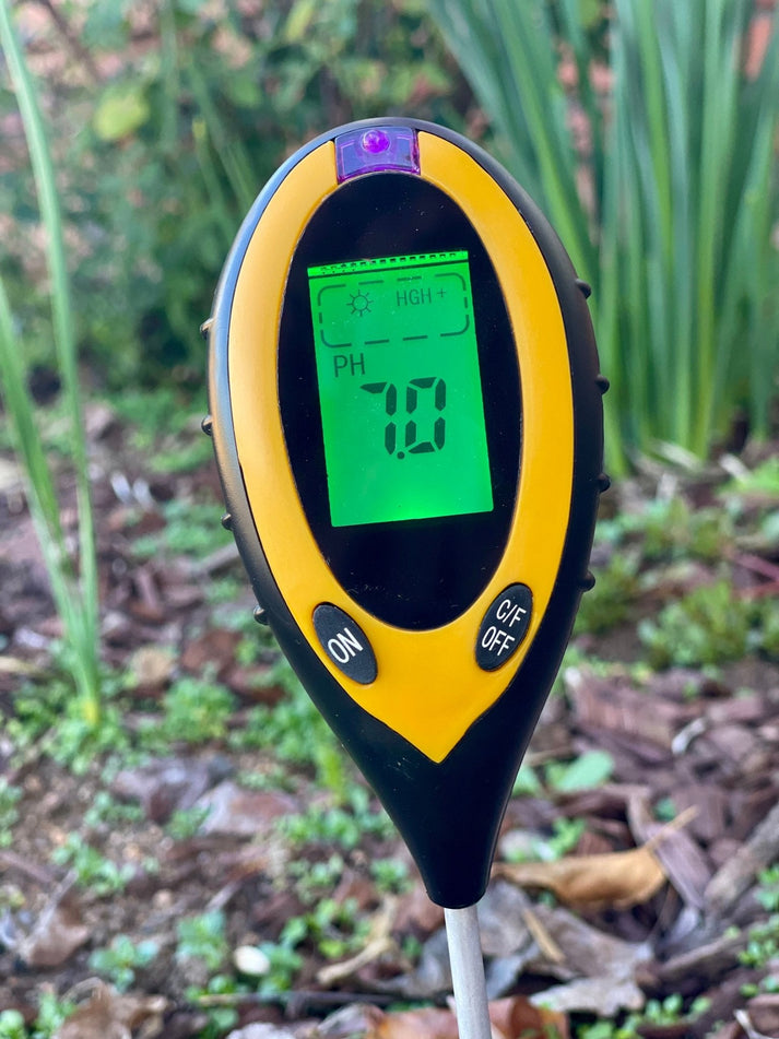 Garden Soil Tester - Ph, Moisture, Temperature and Light (4-in-1 ...