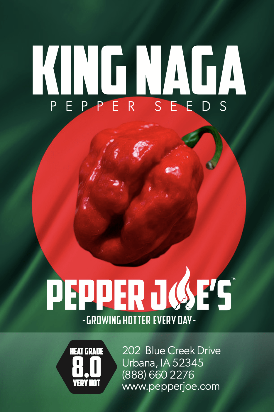King Naga Pepper Seeds – Pepper Joe’s