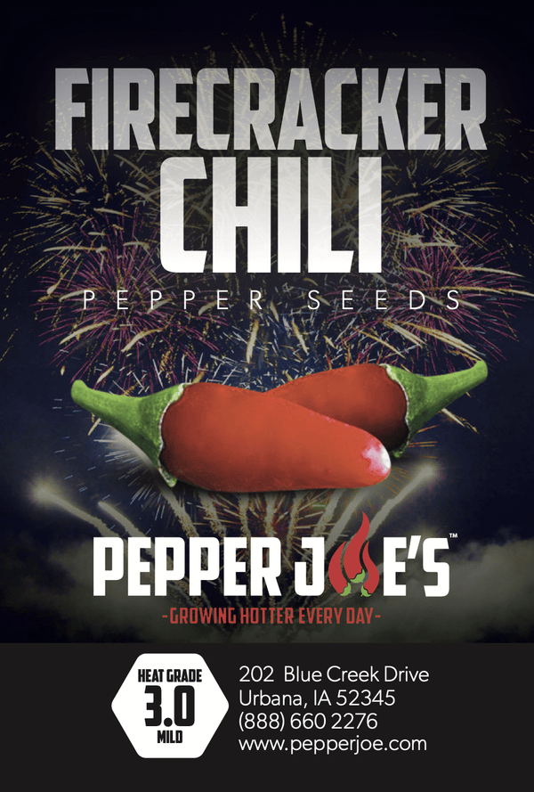 Firecracker Chili Pepper Seeds – Pepper Joe’s