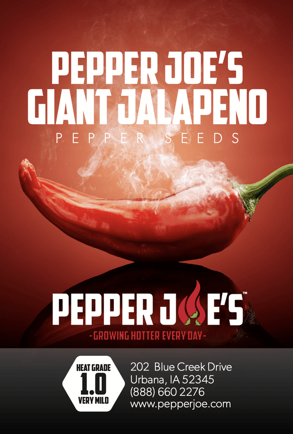 Pepper Joe's Giant Jalapeno Pepper Seeds – Pepper Joe’s