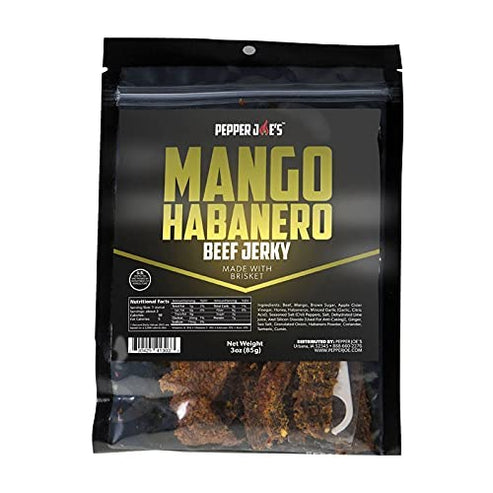 Mango Habanero Beef Jerky | Spicy Jerky | Pepper Joe’s